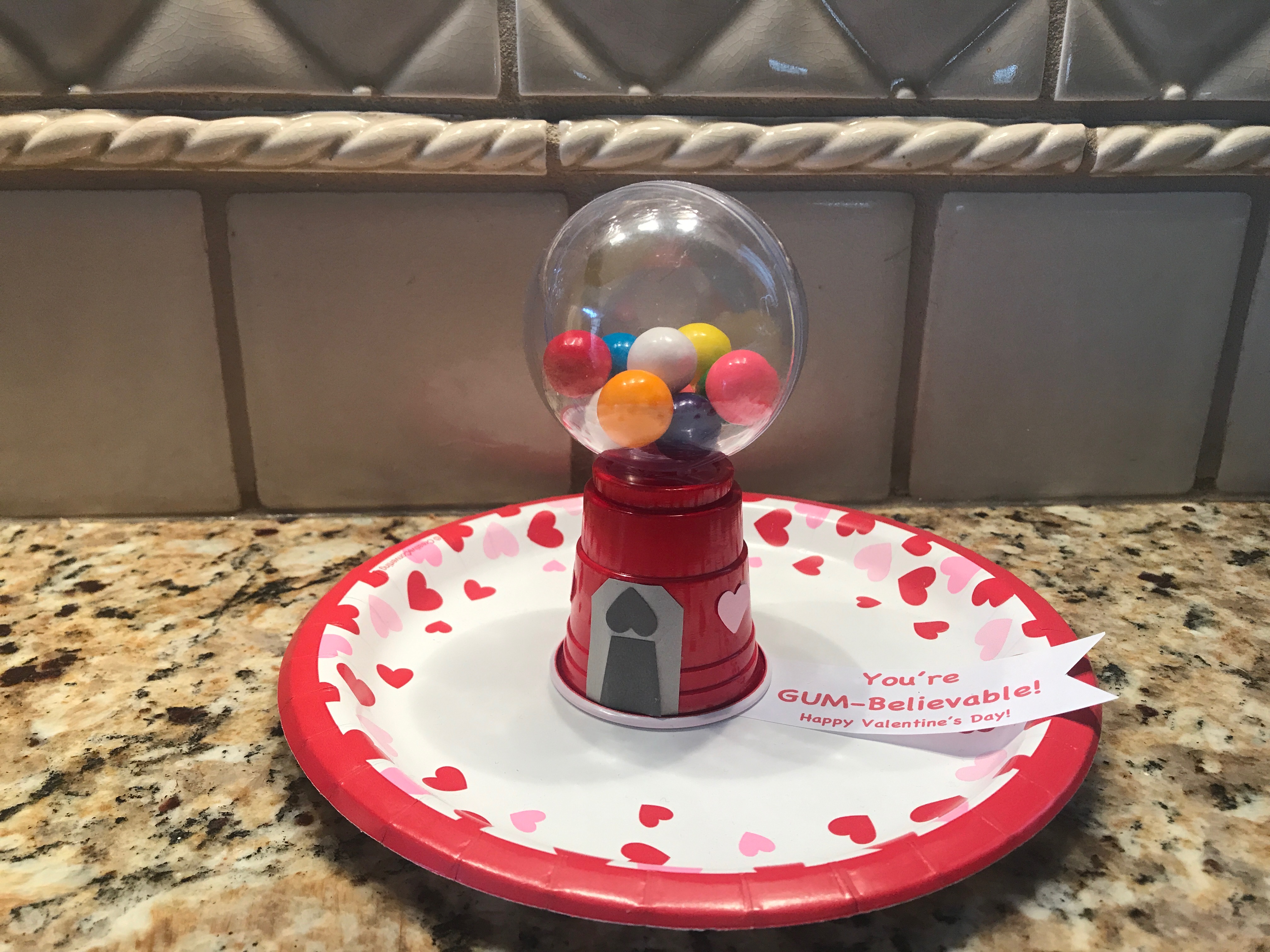 Valentine’s Gumball Machine – B Crafty